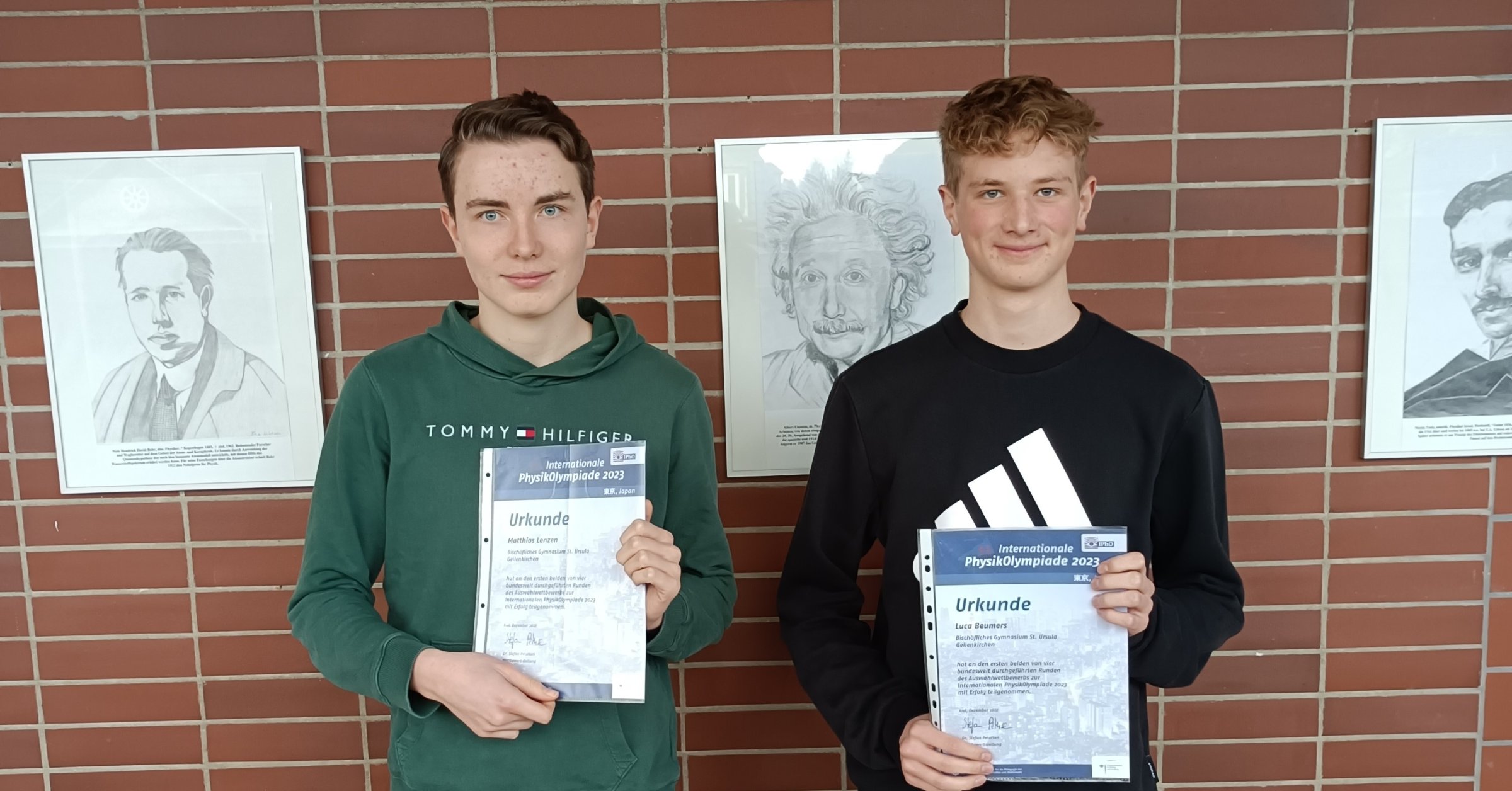 Sankt Ursulas „herausragende Physiker“ der Jahrgangsstufe Q2 verpassen ...